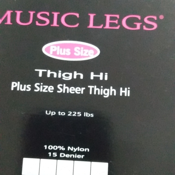 seven 'till midnight | Intimates & Sleepwear | Black Plus Size Thigh ...